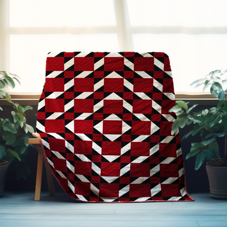 MayLily Quilt RED WINE PDF QUILT PATTERN MayLily Quilt