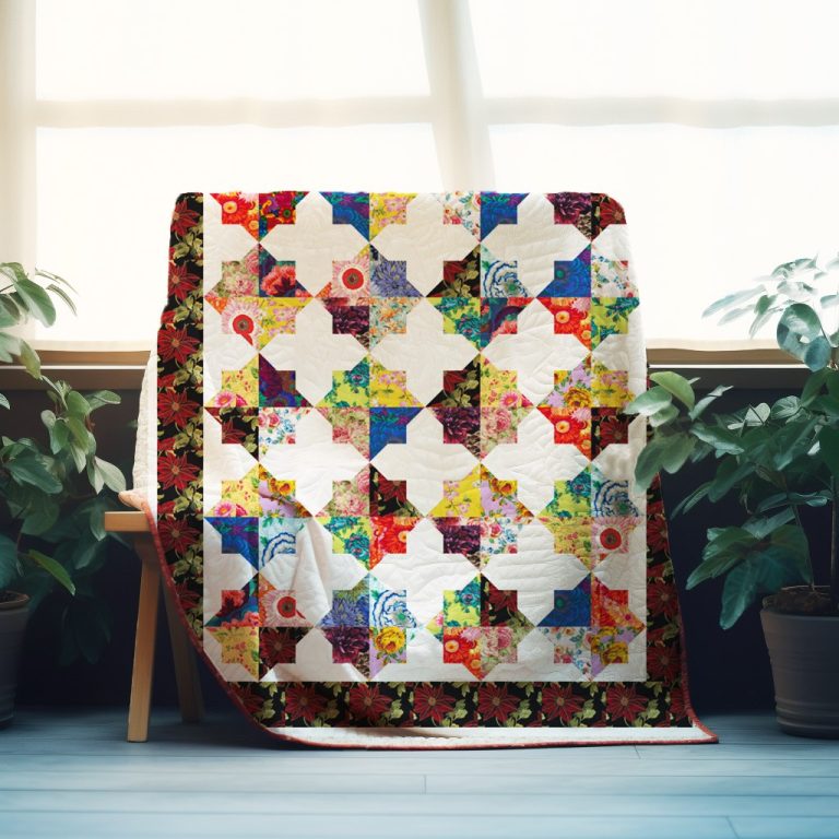 Mosaic Color Quilt MayLily Quilt