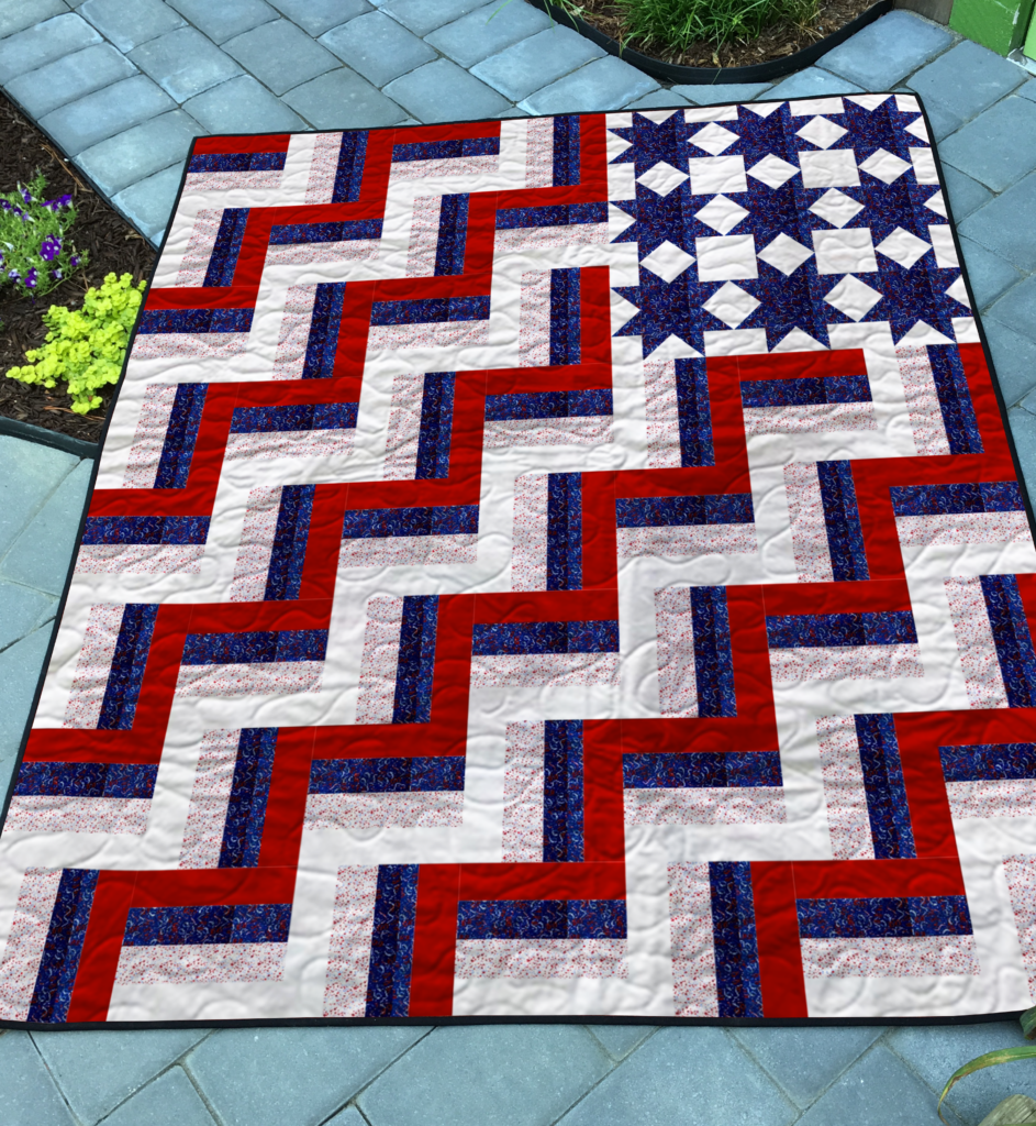 Patriotic Pathways Quilt Pattern MayLily Quilt