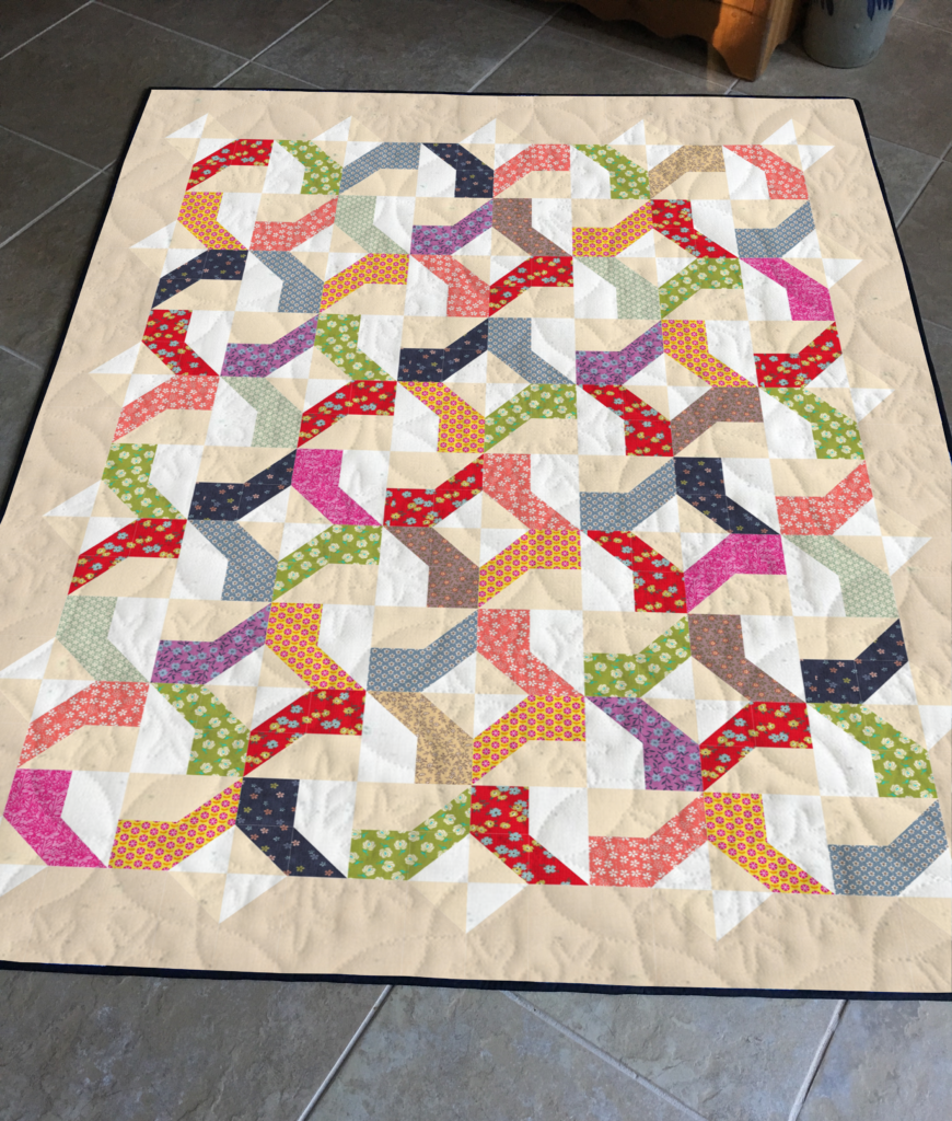 Dancing Ribbons Quilt Pattern MayLily Quilt
