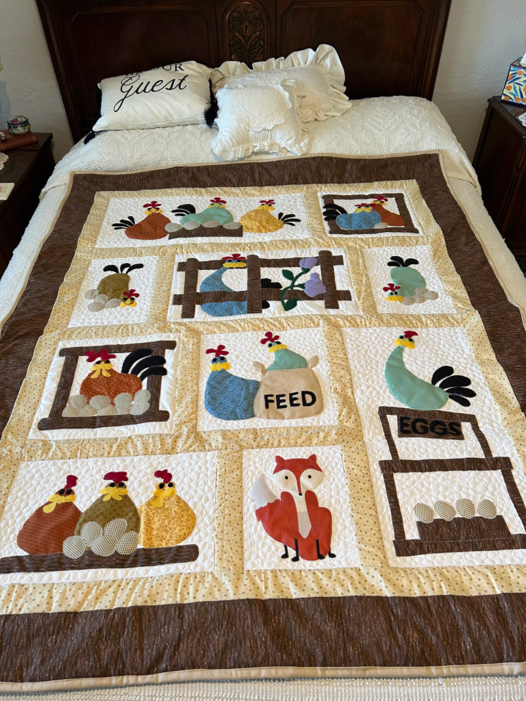 Chicken Coop Charm MayLily Quilt