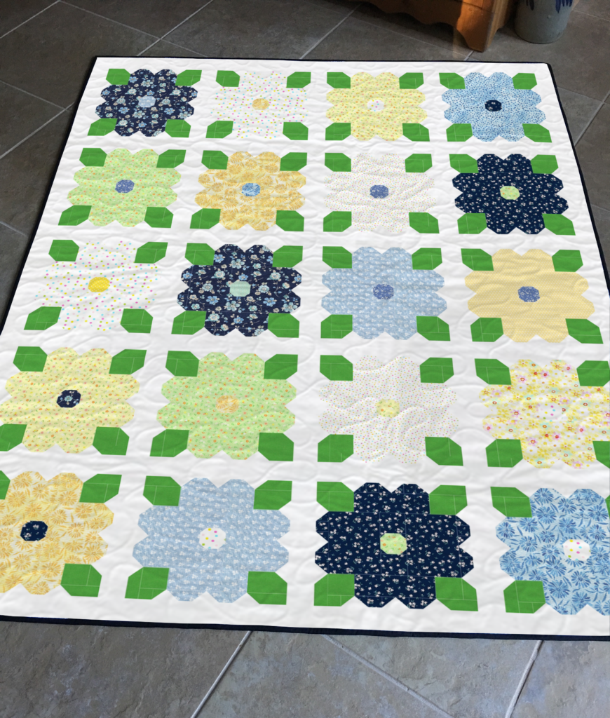 Evergreen Flowers Quilt Pattern MayLily Quilt
