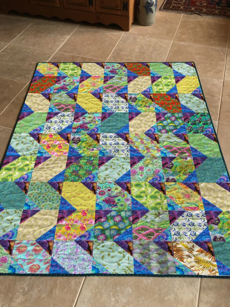 Floral Dance Quilt Pattern- Printed Pattern MayLily Quilt
