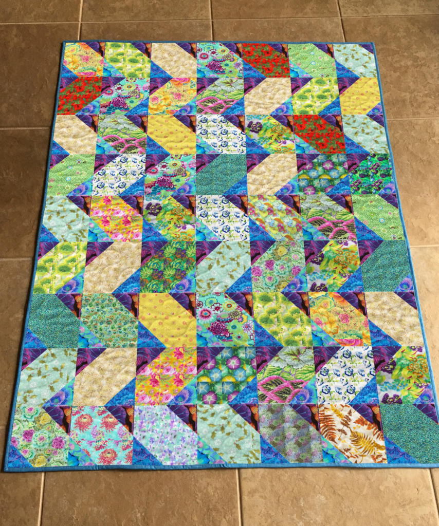 Floral Dance Quilt Pattern- Printed Pattern MayLily Quilt