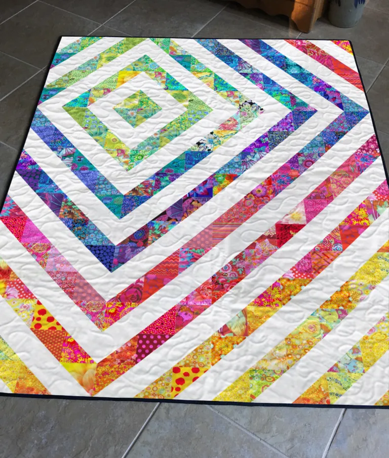 Prismatic Ripple Quilt Pattern MayLily Quilt