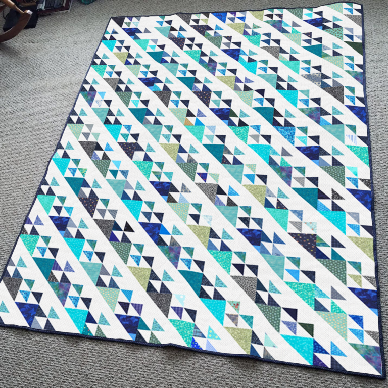 Sea Glass Quilt Pattern MayLily Quilt