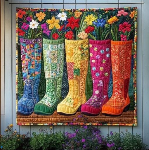 Blooming Boots - Limited Edition MayLily Quilt
