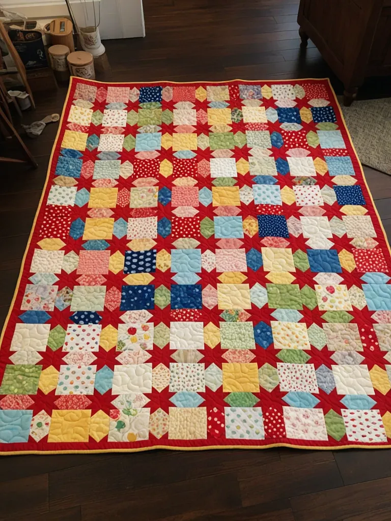 Rainbow Starlight (Printed Edition) MayLily Quilt