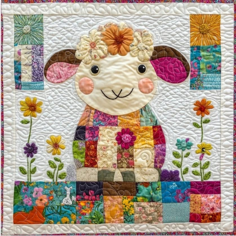 Lamb of Many Colors (Printed Edition) MayLily Quilt